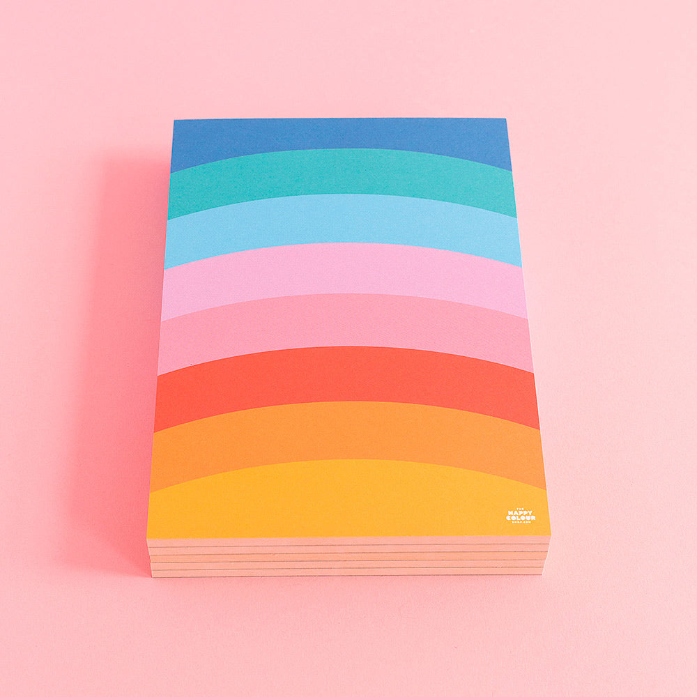 rainbow-notepad-a5-the-happy-colour-shop-flatlay-on-pink-background ...