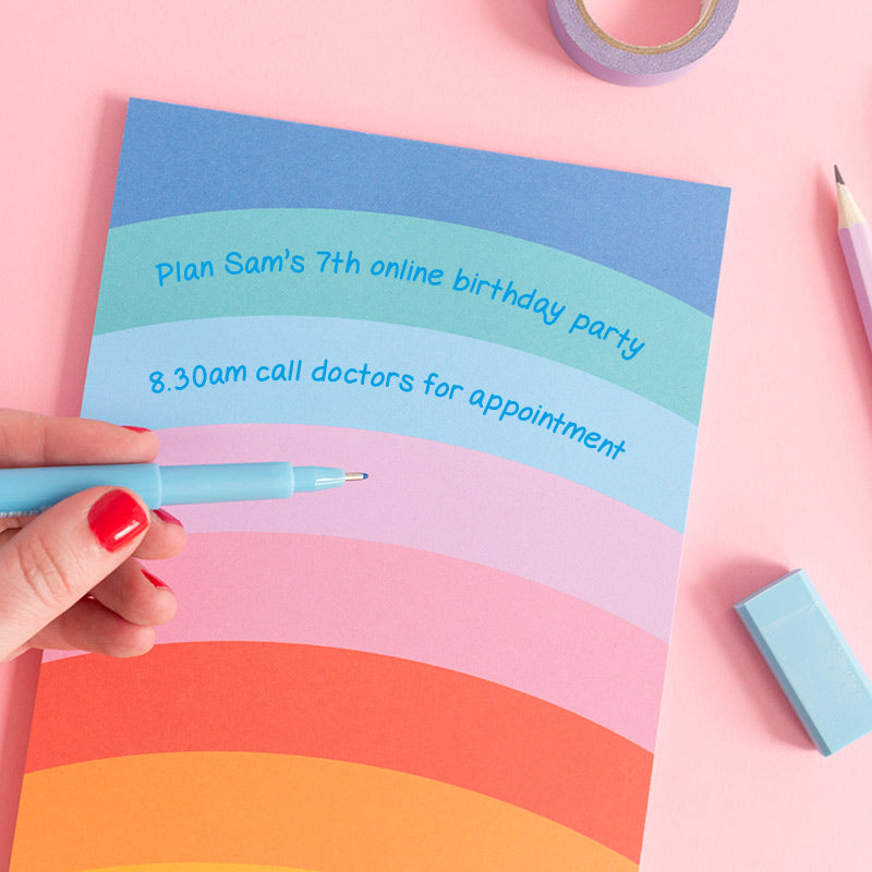 hot new 50 % in stock pre order out stock rainbow to do notepad £ 8 ...